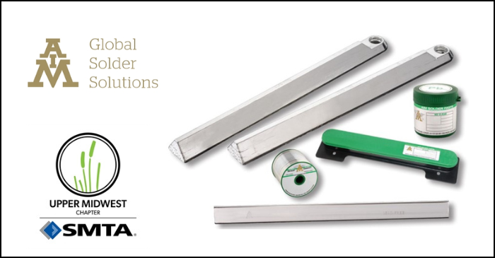 AIM Solder to Spotlight Type 5 Solder Paste at SMTA Upper Midwest Expo 2025